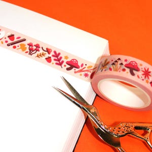 AUTUMN HARVEST Fall Autumn Leaves Washi Tape (15mm/10m) | Mushroom ...