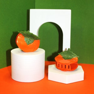 PERSIMMON Hair Claw | New Heights Studio’s Acetate Hair Claw, Asian ...