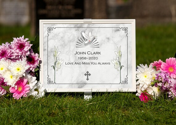 Grave Marker Grave Decoration Cemetery Ornament Memorial | Etsy