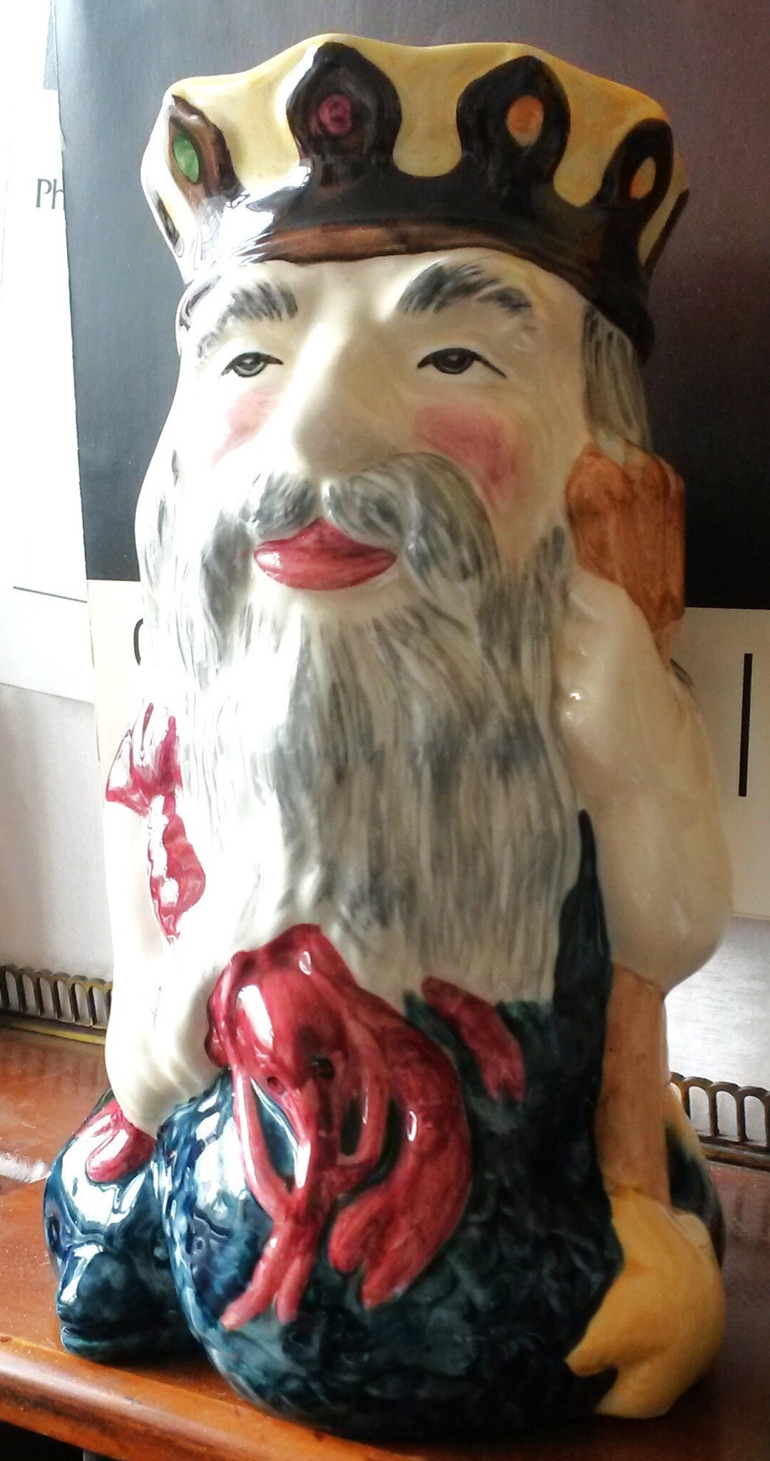 Vintage Large Shorter Crown Devon Father Neptune Toby Jug - Etsy UK