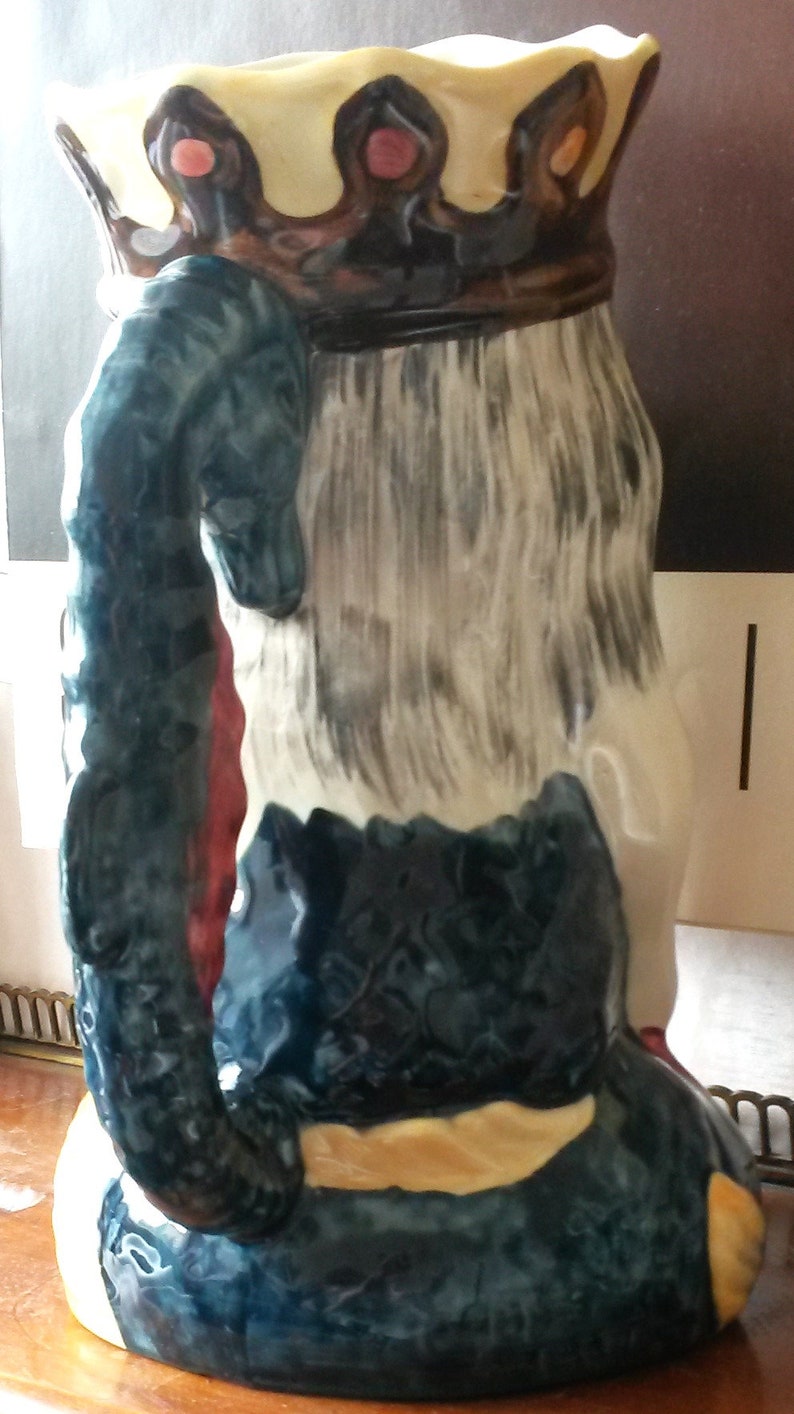 Vintage Large Shorter Crown Devon Father Neptune Toby Jug - Etsy