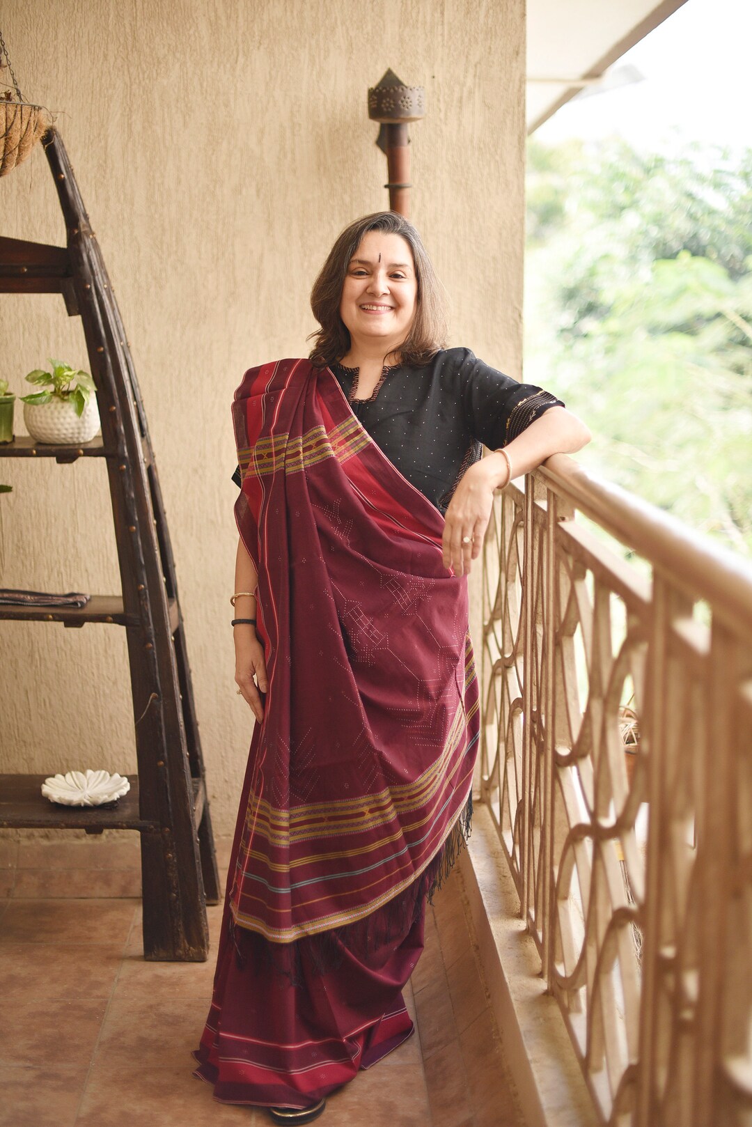 Tangalia Saree Handweaved Handmade Natural Dye - Etsy