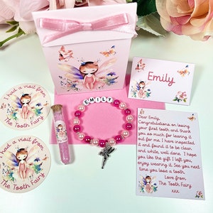 Personalised Tooth Fairy Keepsake, Tooth Fairy Letter, Gift Bag, Fairy ...