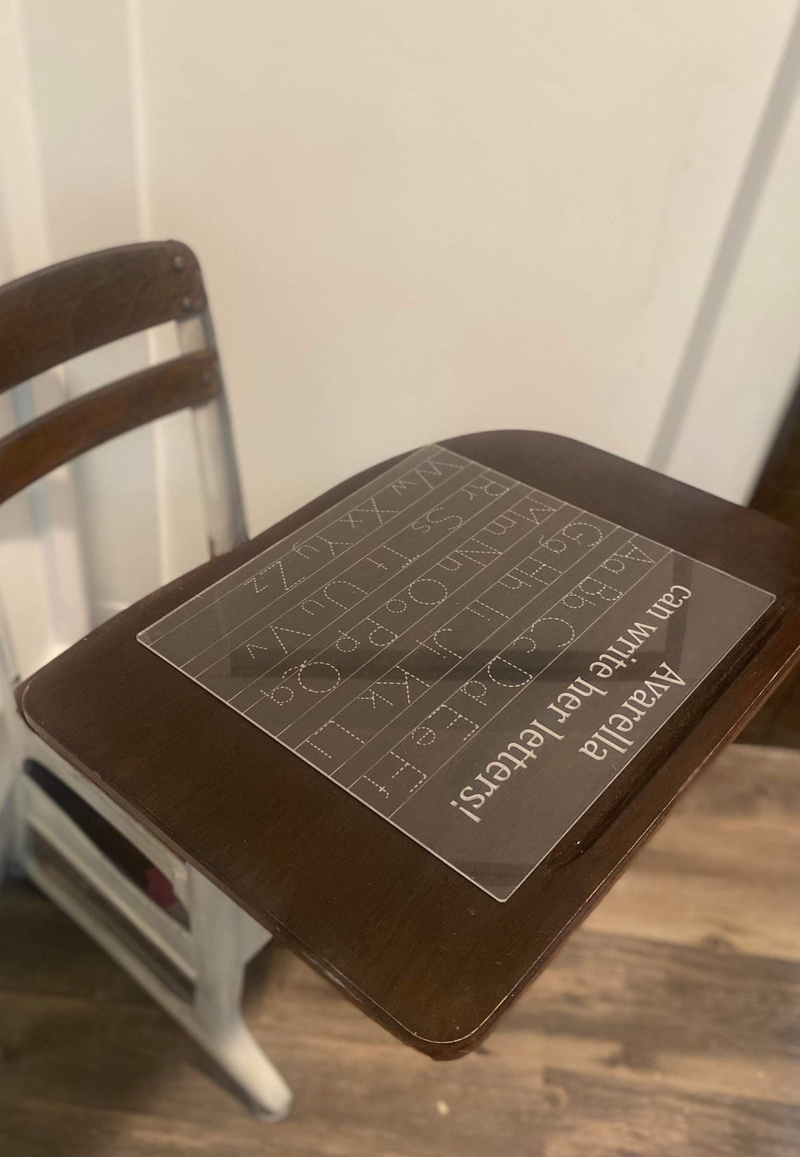 Acrylic Alphabet Tracing Pad. Cursive or Print Available With ...