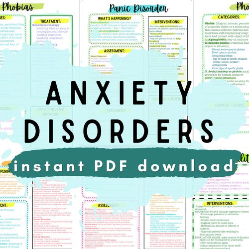 Mental Health Nursing Notes - Etsy