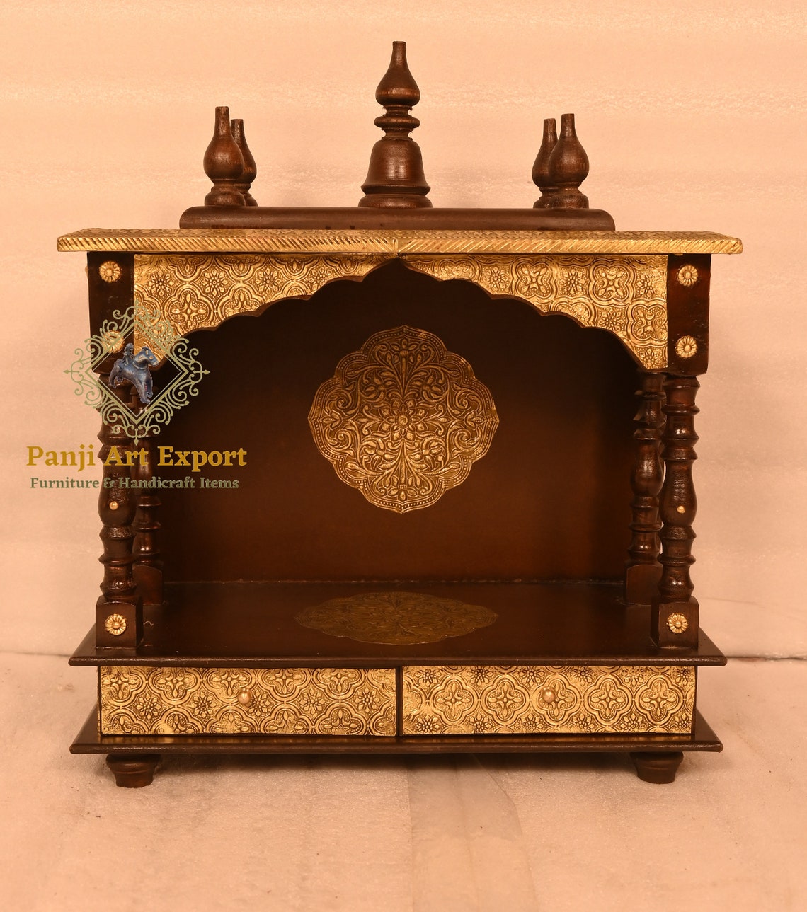 Wooden Temple Pooja Mandir Handcrafted Wall Hanging Mandir | Etsy