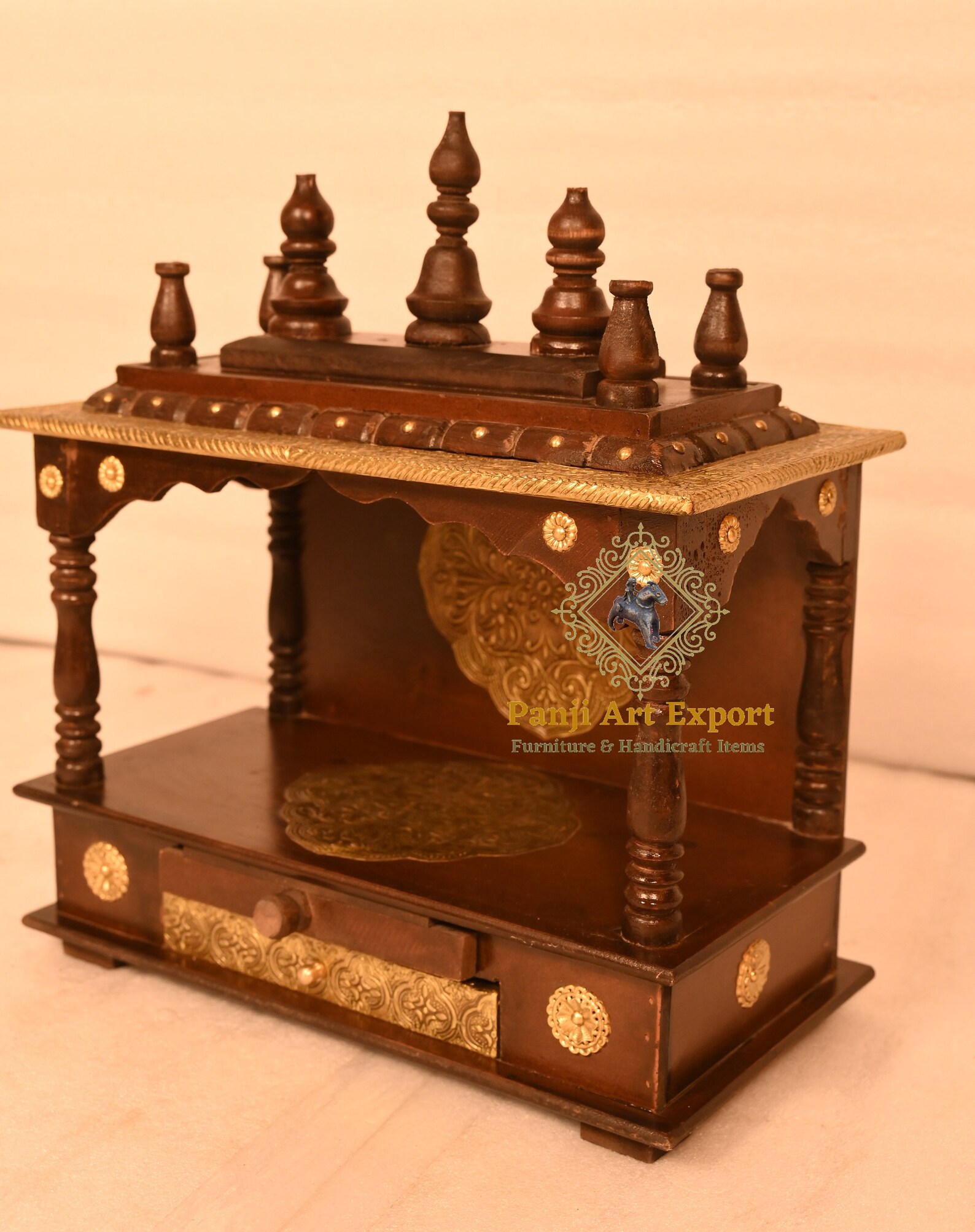 Wooden Temple Mandir Handcrafted Wall Hanging Mandir Pooja - Etsy