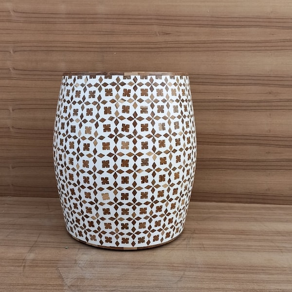 Bone Inlay End Table - Etsy