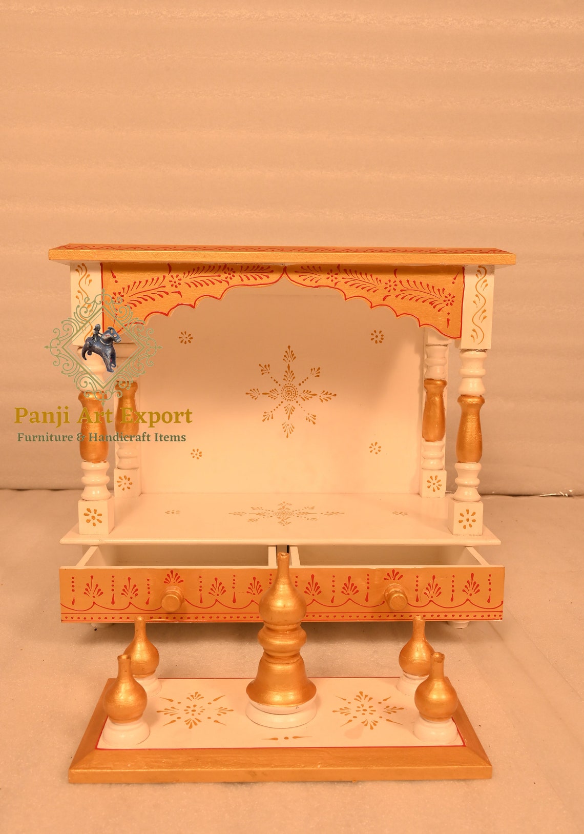Wooden Temple Pooja Room Mandir Handcrafted Wall Hanging - Etsy