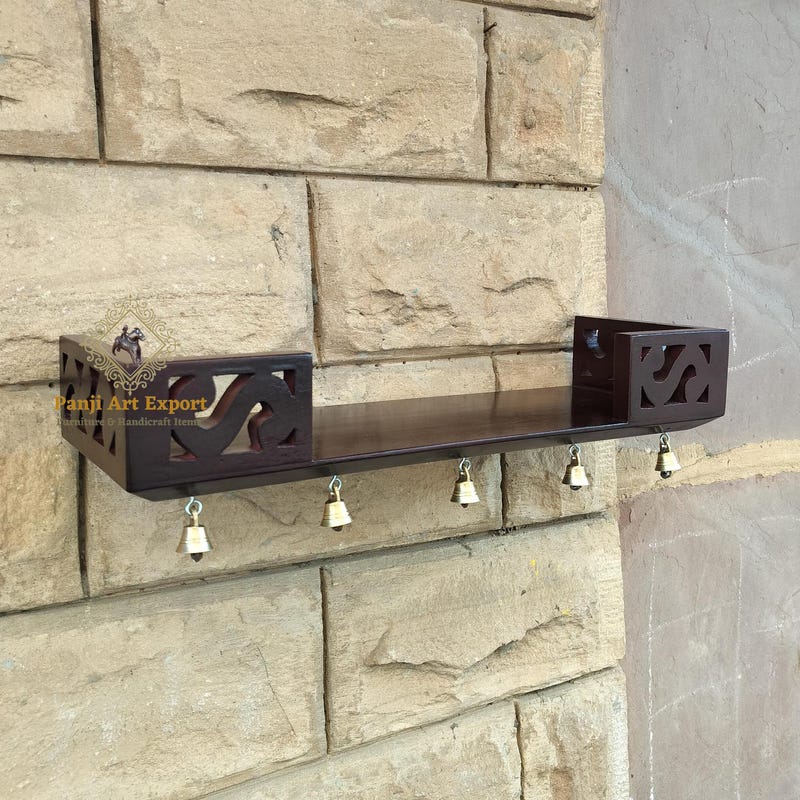 Wall Mounted Wooden Shrine Shelf - Etsy