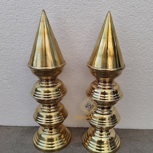 Pure Brass Temple Kalash Shikhar: South Indian Wedding Decor - Etsy
