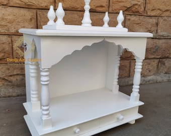 Wooden Temple Pooja Room Mandir Handcrafted Mandir Pooja Ghar for ...