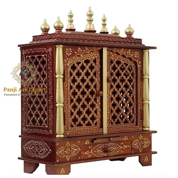 Wooden Temple for Home Decor Temple Office Temple Handcrafted - Etsy
