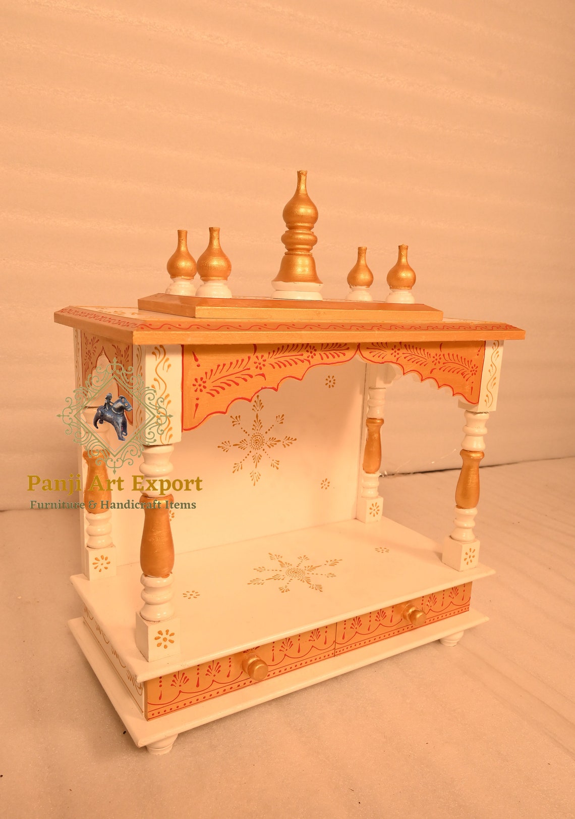 Wooden Temple Pooja Room Mandir Handcrafted Wall Hanging | Etsy