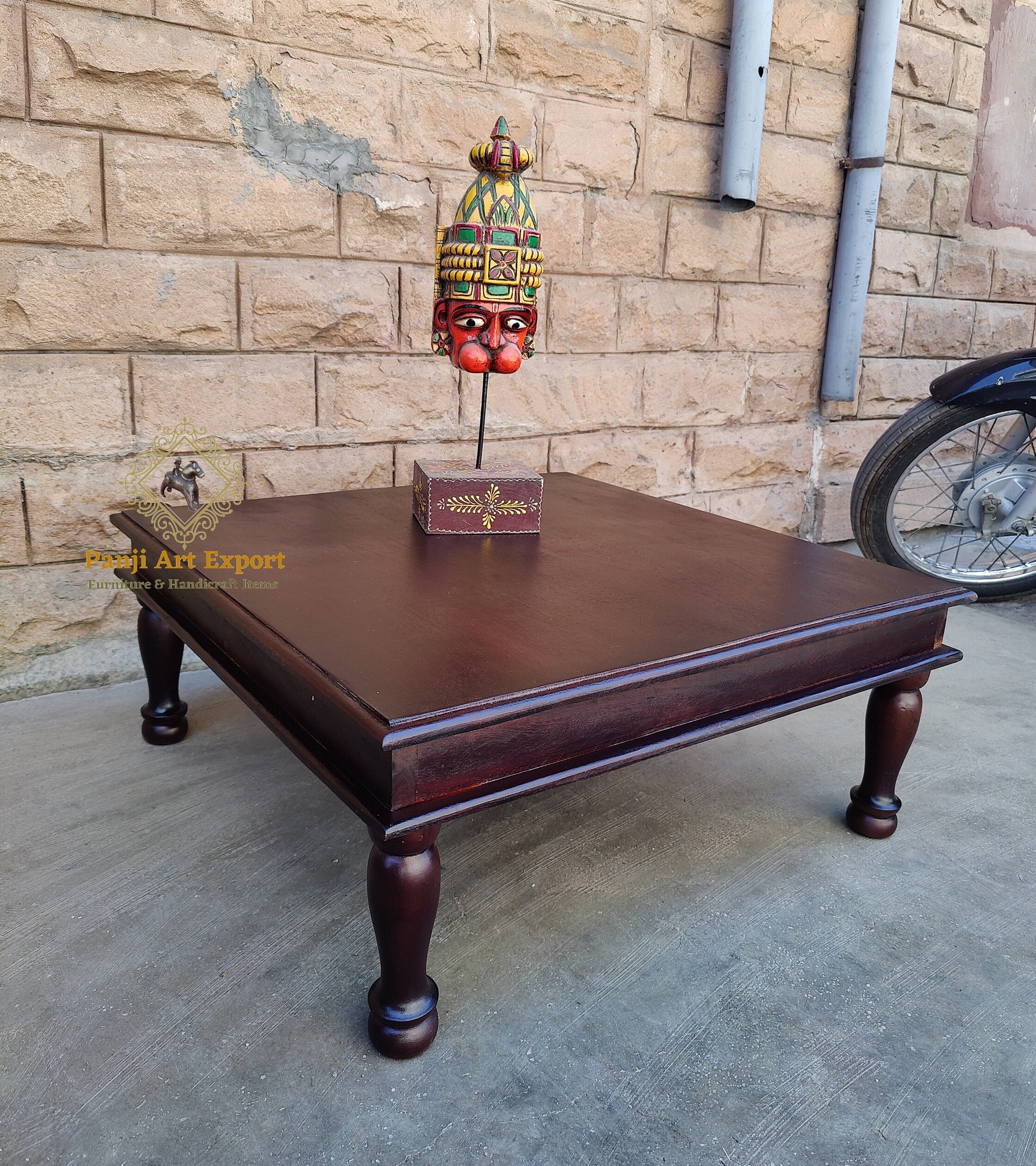 Wooden chowki bed price store
