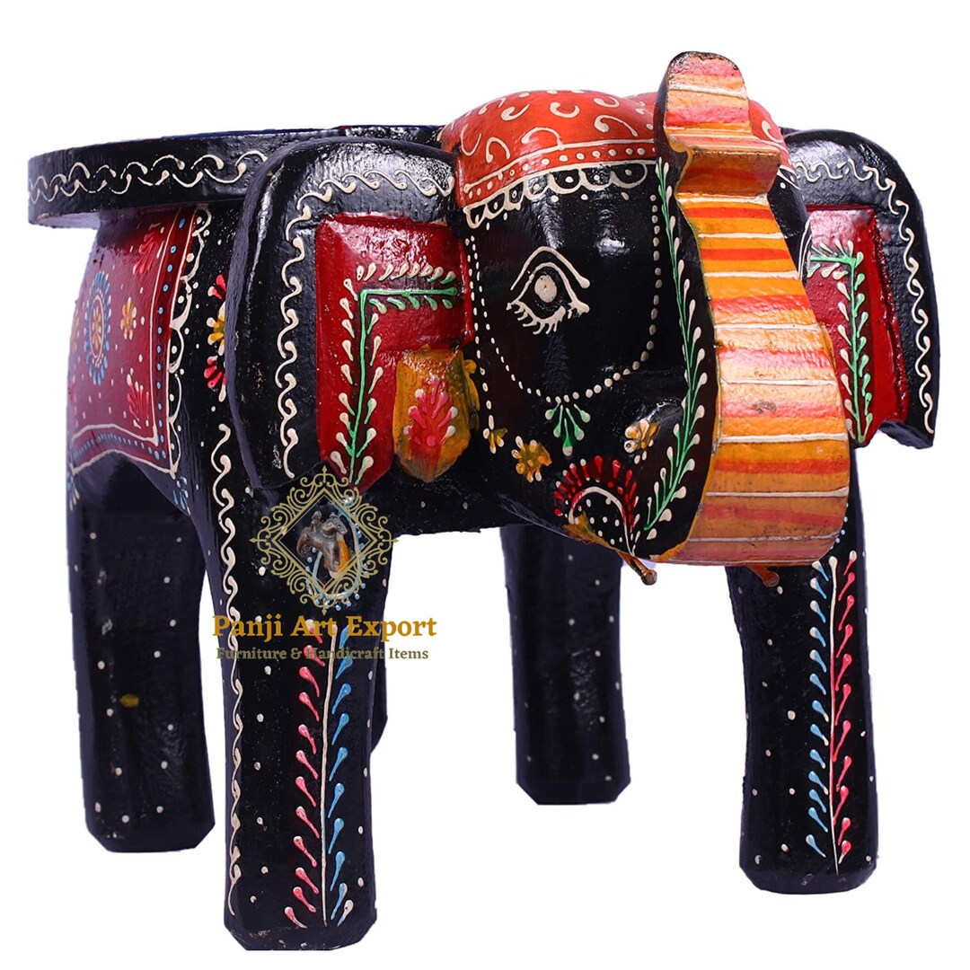 Wooden Elephant Stool Elephant Table Foot Stool Step Stool - Etsy