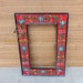 Hand Painted Wooden Photo Frame: Indian Antique Design, Home Decor Art ...