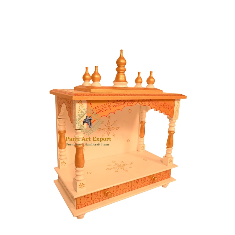 Wooden Temple Pooja Room Mandir Handcrafted Wall Hanging - Etsy