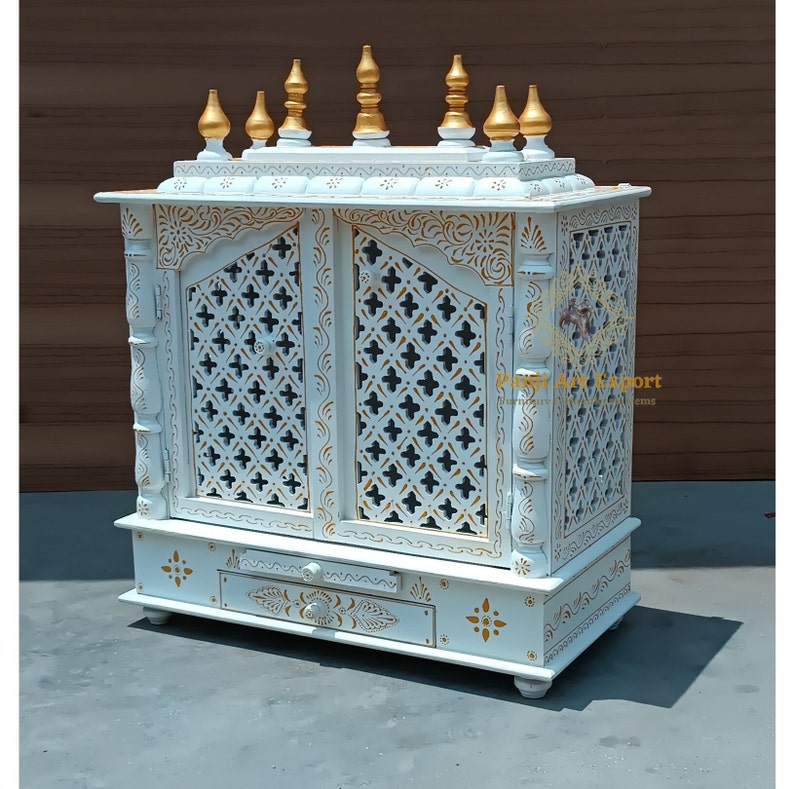 Wooden Pooja Room Temple Handcrafted Wall Hanging Mandir Pooja - Etsy