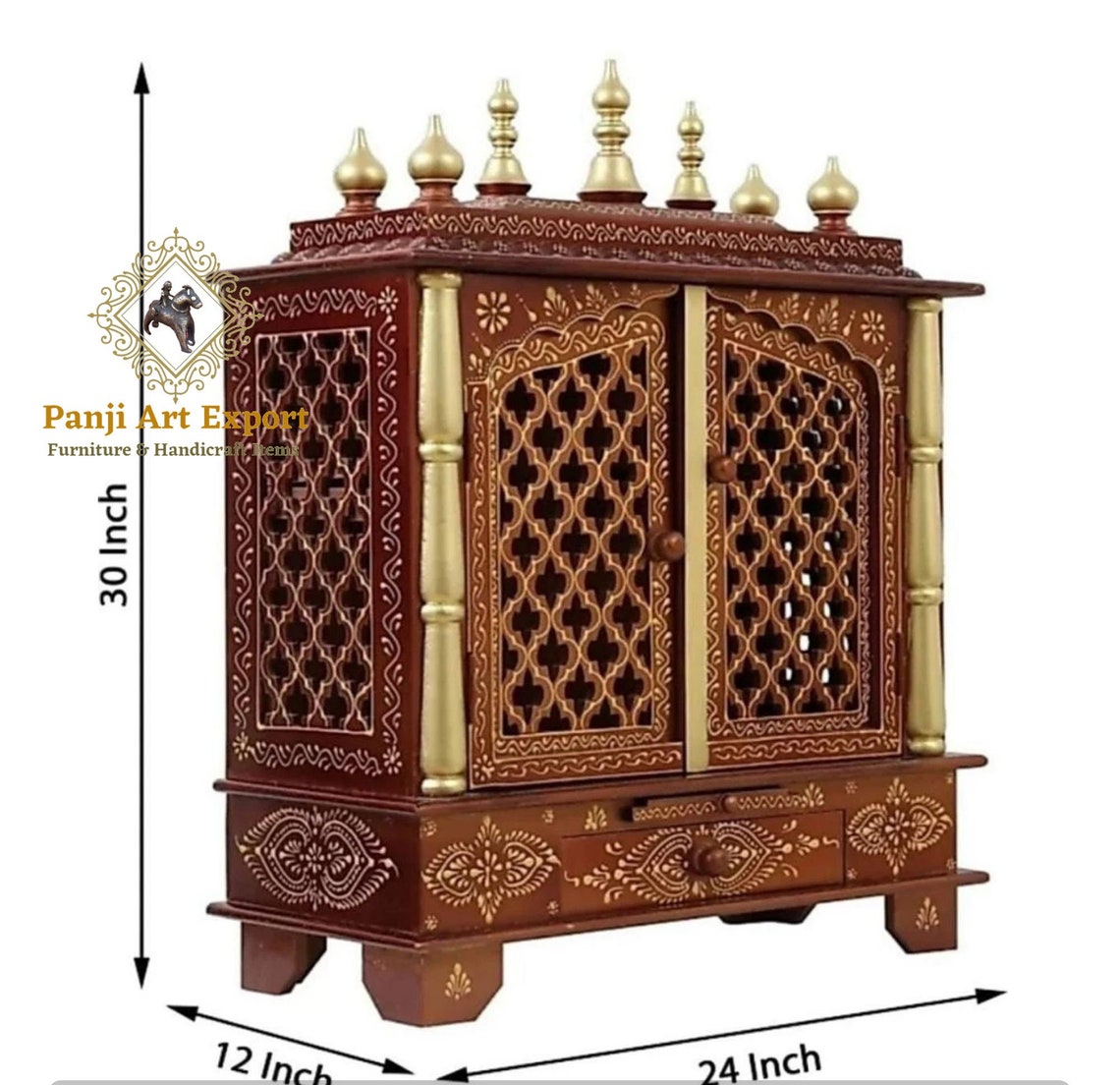 Wooden Temple for Home Decor Temple Office Temple Handcrafted - Etsy