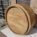 Wooden Round Storage Box Coffee Table, Wooden Coffee Table, Wooden ...