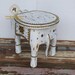 Wooden Elephant Stool Elephant Table Footstool Indian - Etsy
