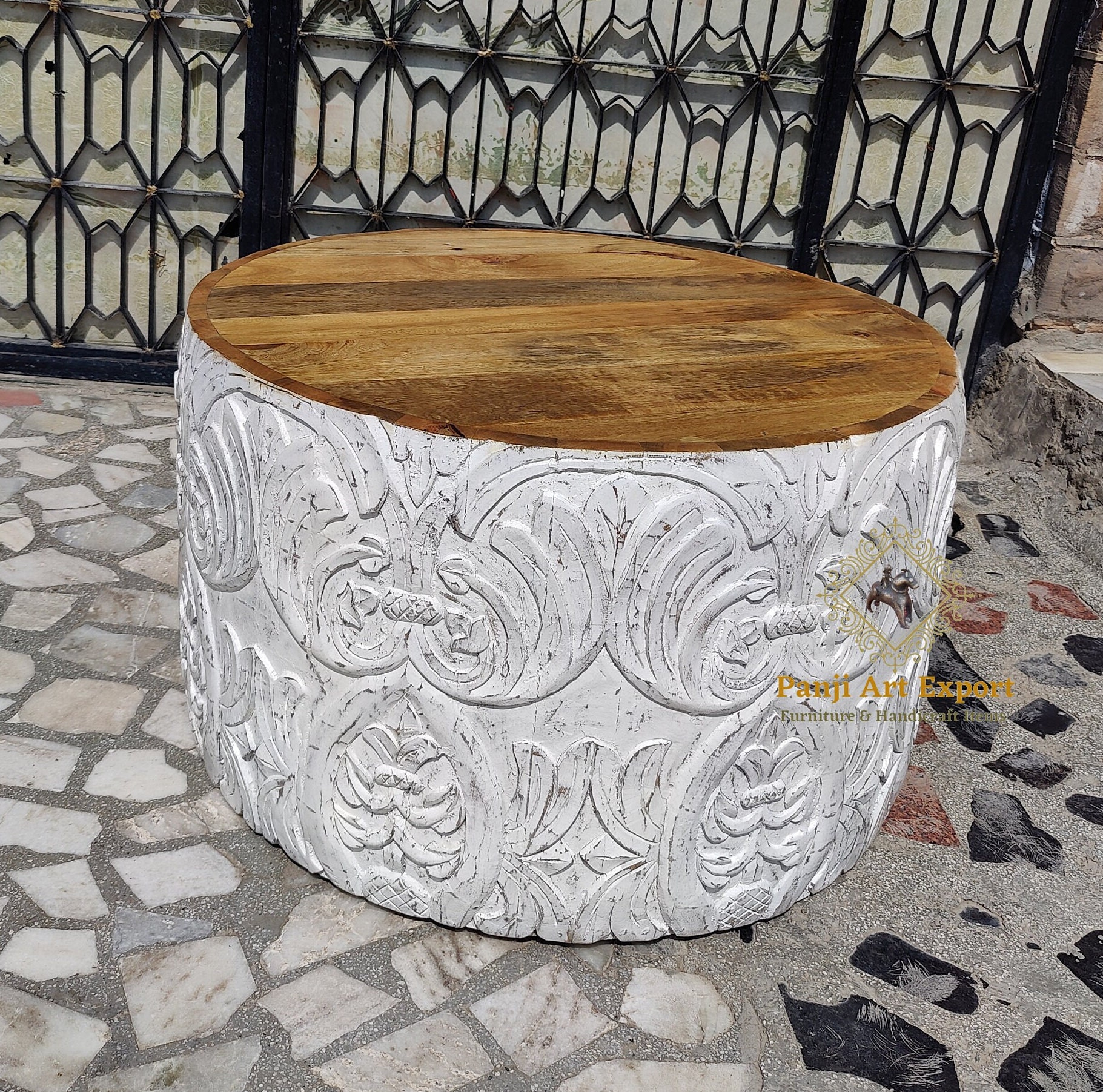 Wooden Coffee Curved Table Round Coffee Table Wooden Cocktail - Etsy UK