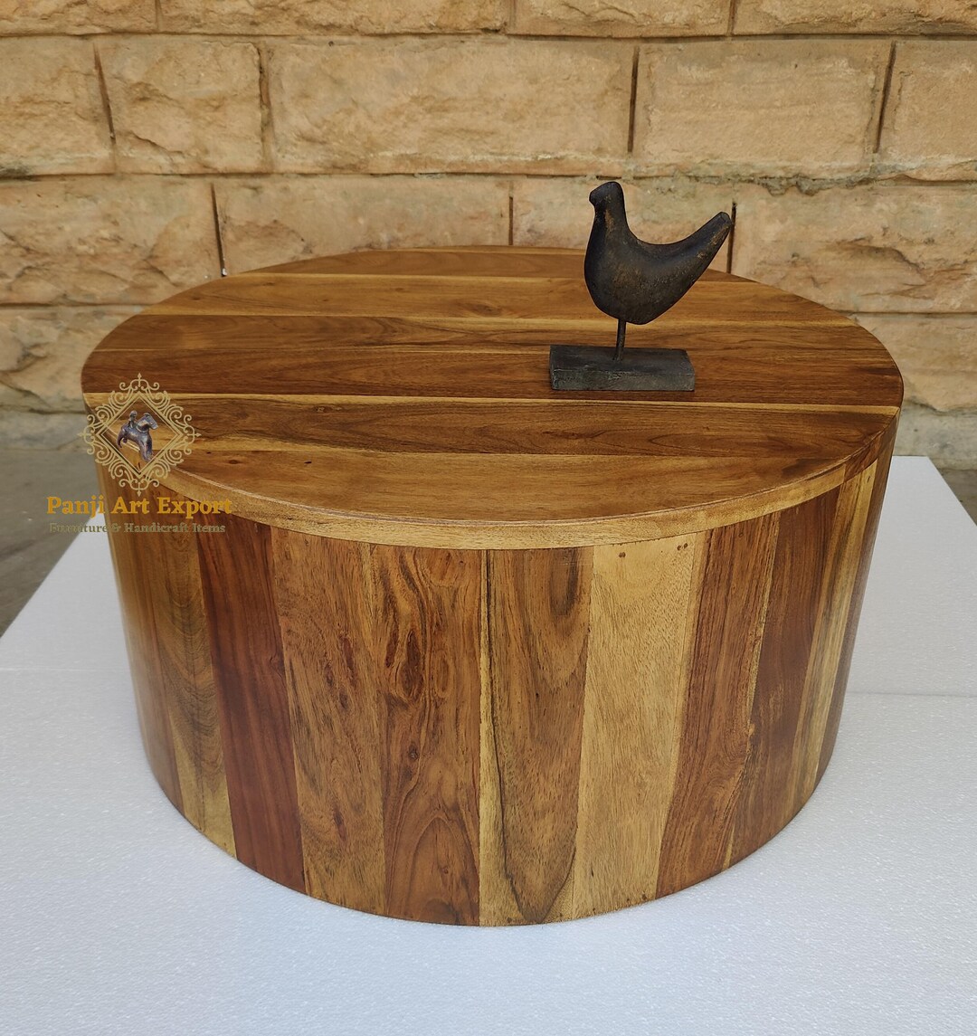 Wooden Gamla Coffee Table Natural Finish Coffee Table Solid Wooden ...