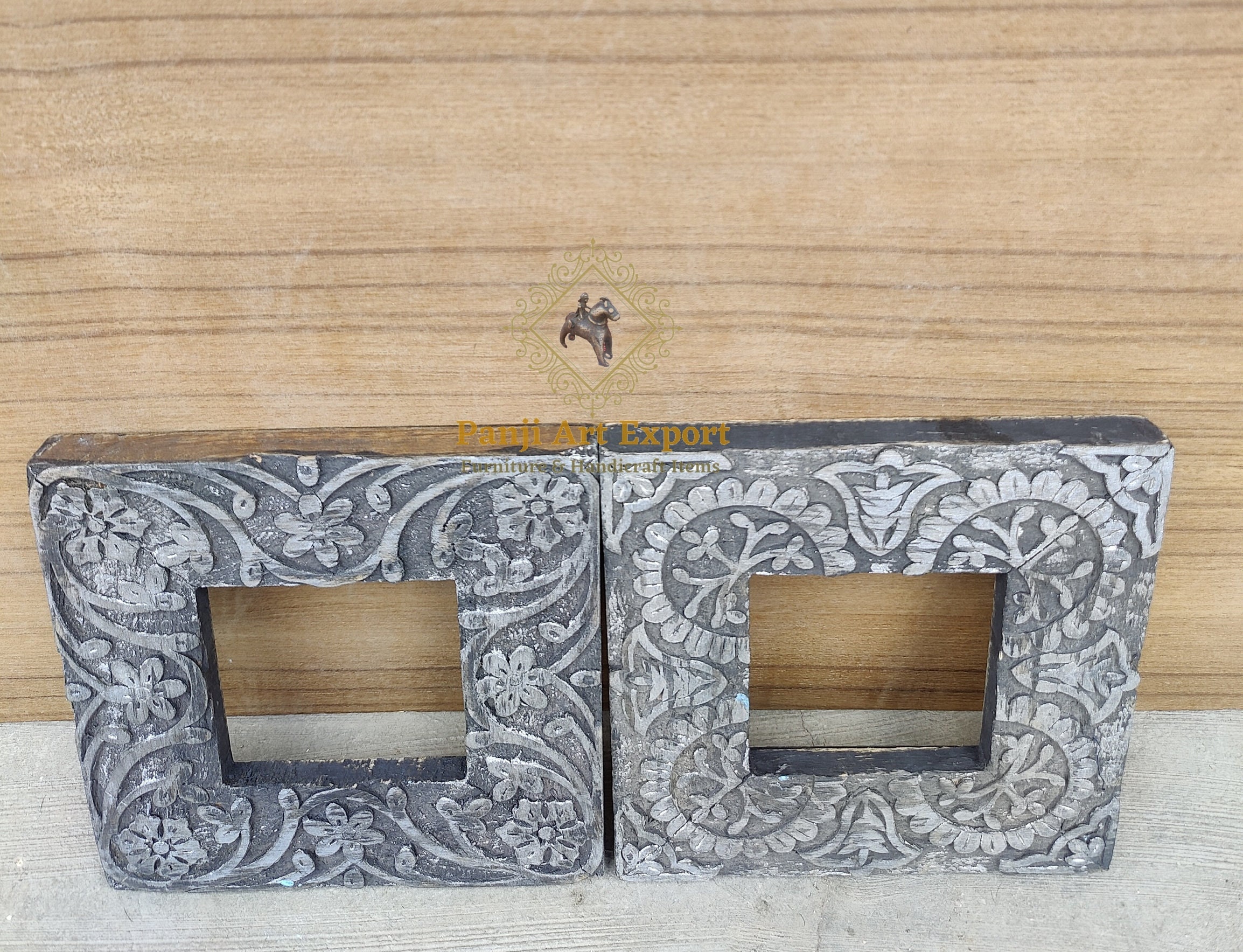 Wooden Photo Frame Rustic Look Wood Frame Hand Made and Carved - Etsy