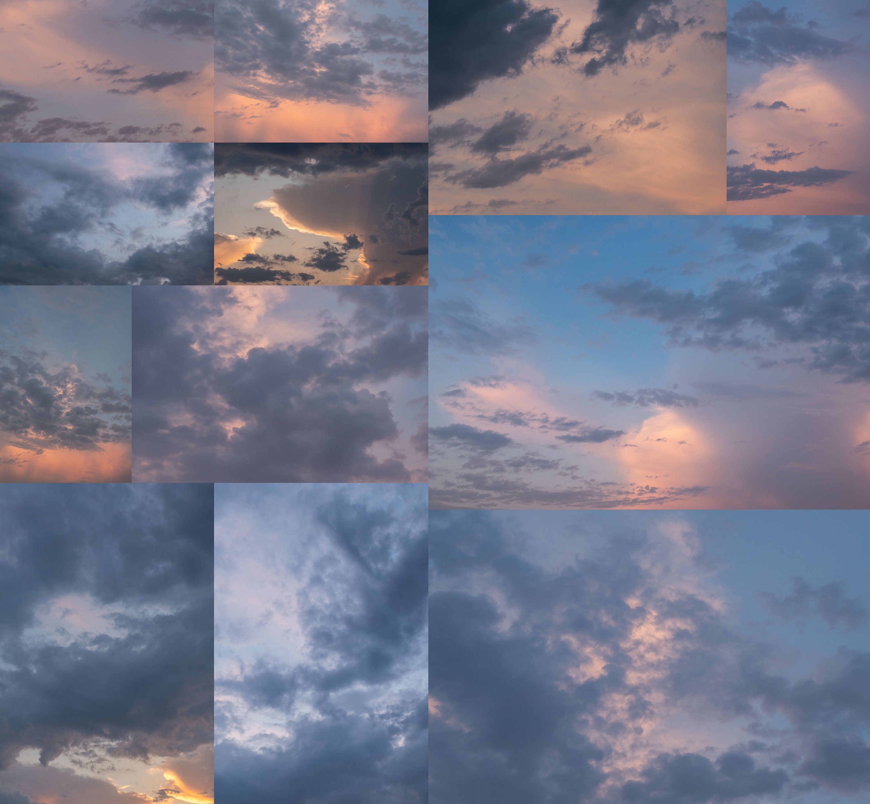 SKY CLOUDS OVERLAYS - 60 Sky and Clouds Photo Overlays, Sky Overlays ...