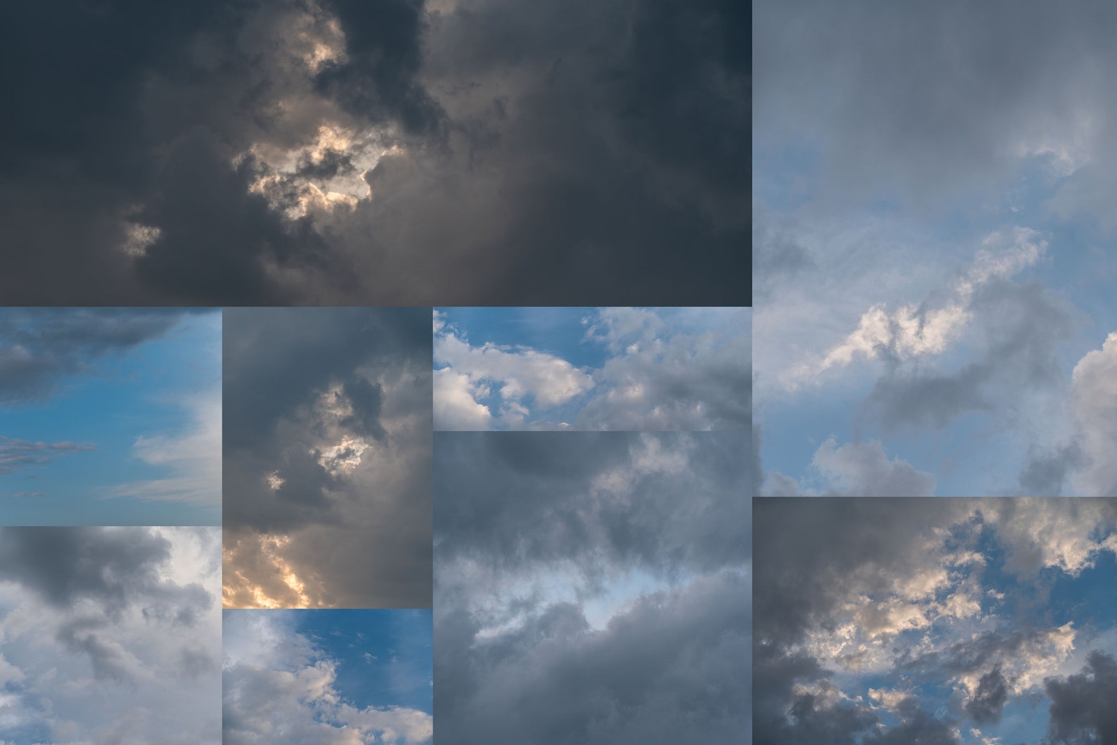 SKY CLOUDS OVERLAYS - 60 Sky and Clouds Photo Overlays, Sky Overlays ...