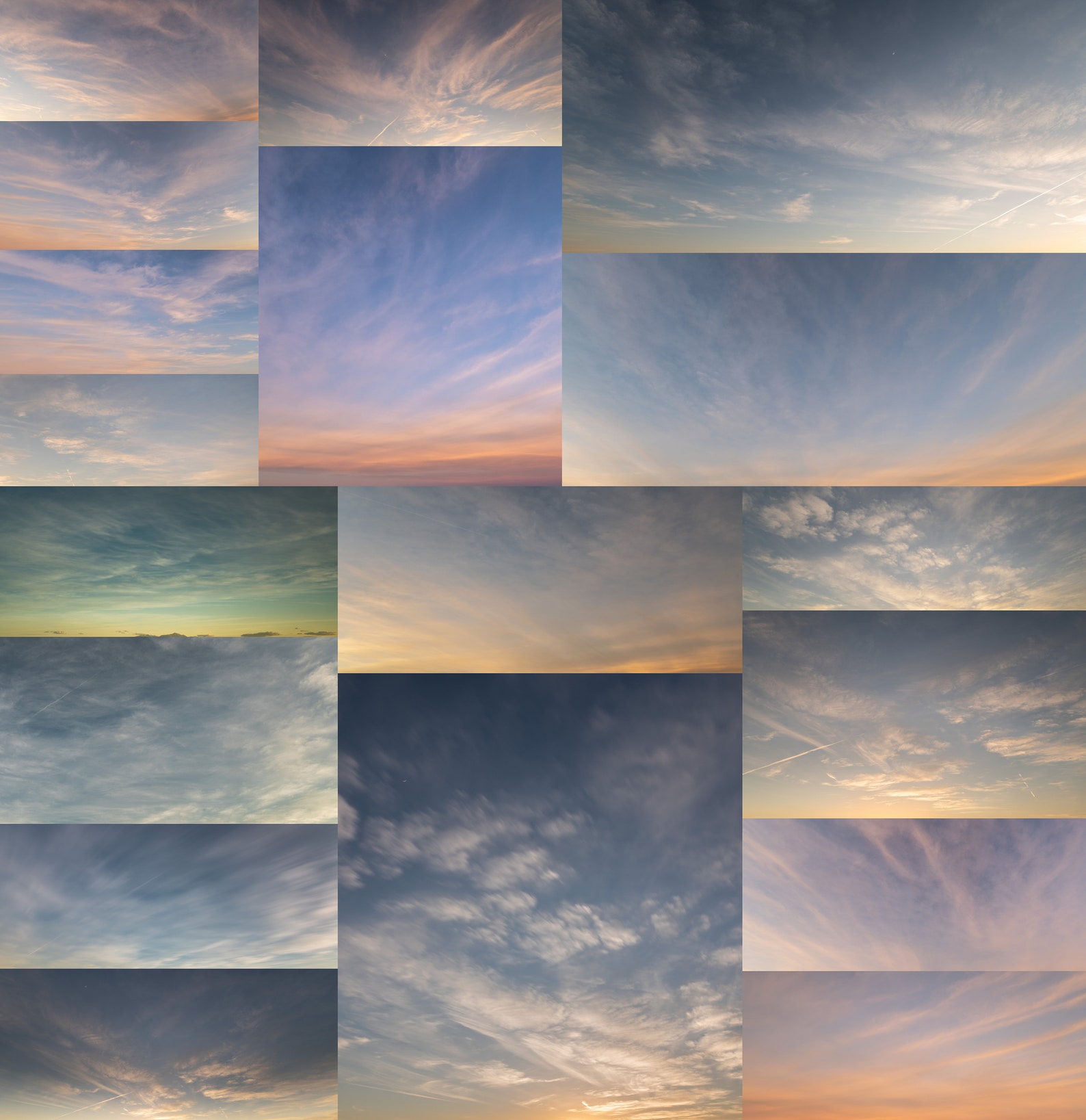 SUNSET SKY PHOTO Overlays - 50+ Realistic Golden Hour Sky Photo ...