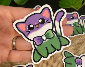 Pancake Cat Sticker Vinyl Sticker Decal for Laptops, Water Bottles ...