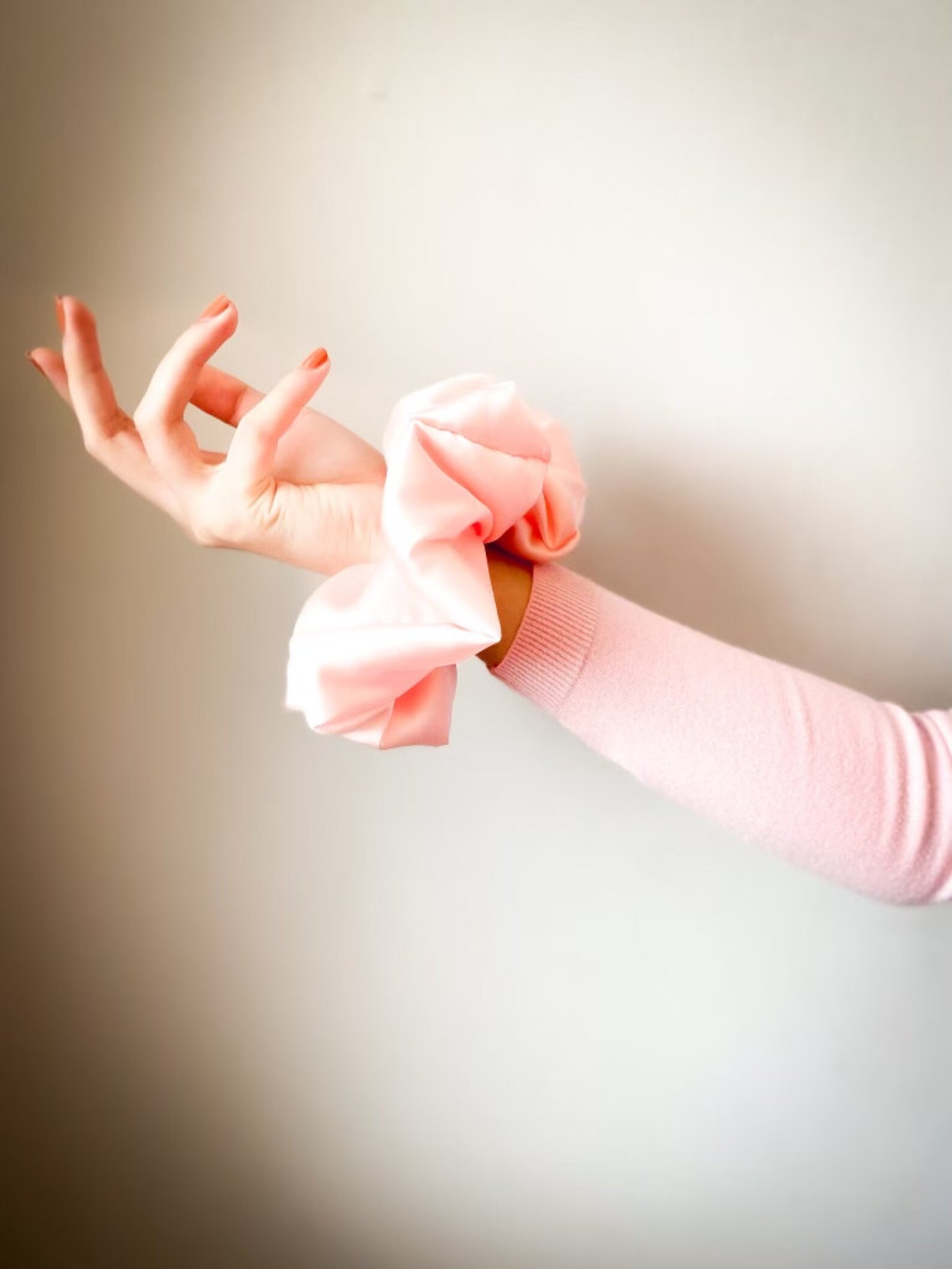 Silk Satin Scrunchies | Soft Hair Tie | Smooth Hair Scrunchies | Large ...