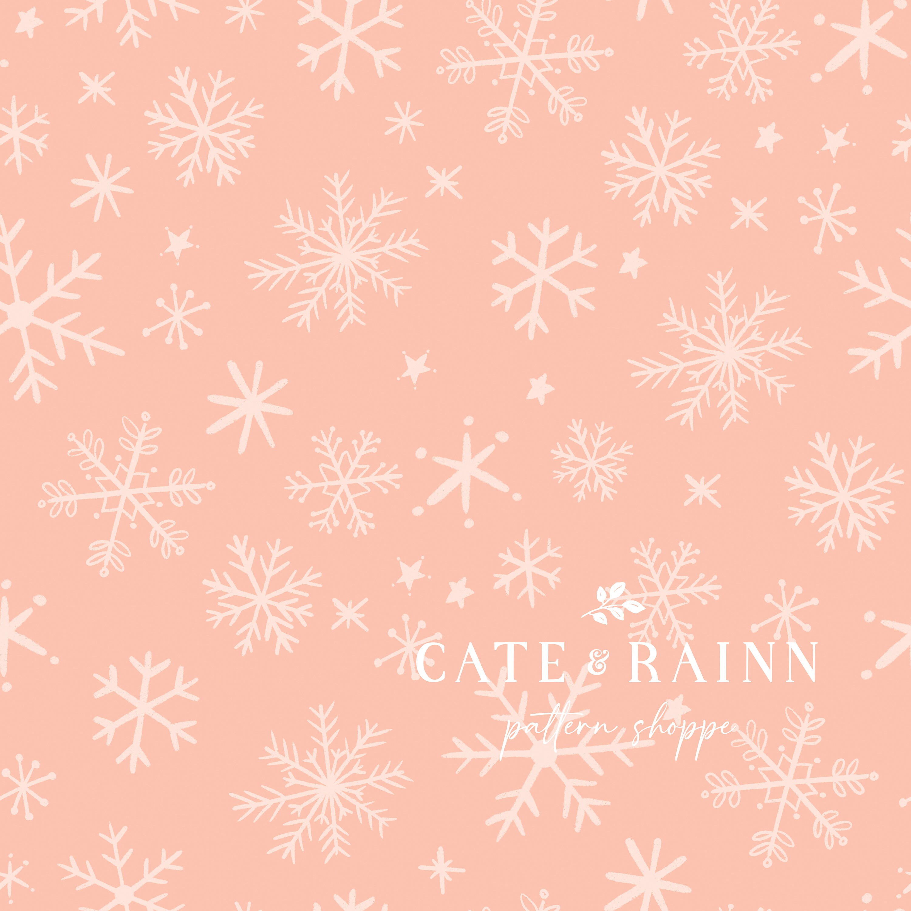 Pink Snowflake Templates