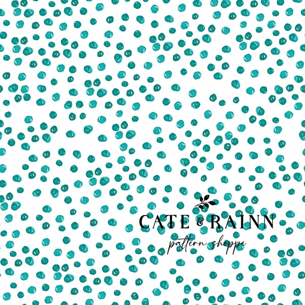 Teal Polka Dots - Etsy