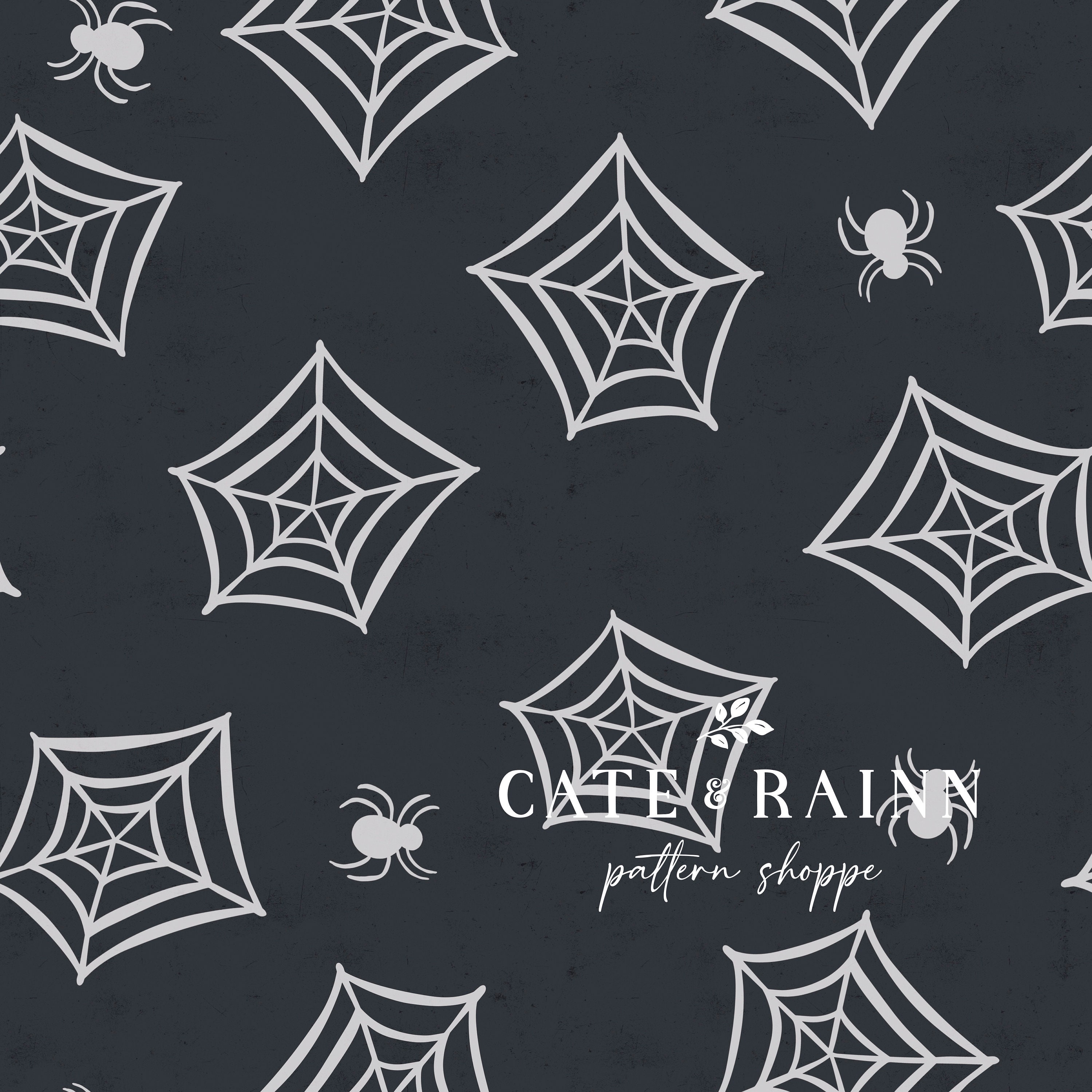 Halloween Spider Web Pattern Seamless Pattern Repeat | Etsy