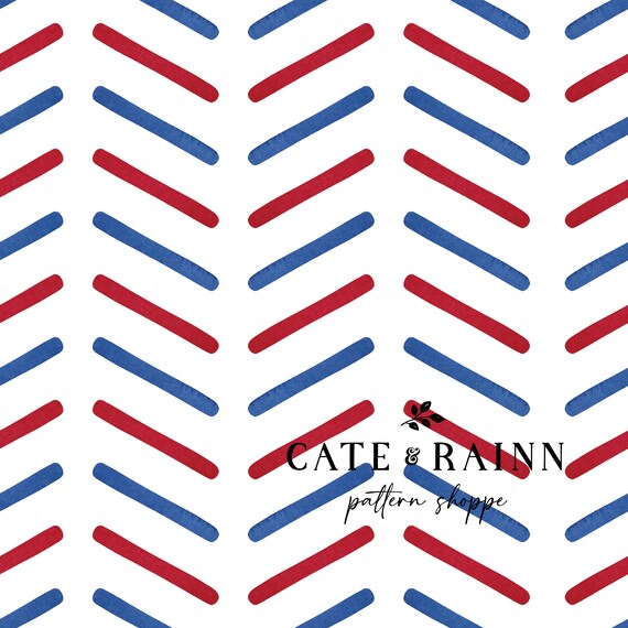 2 Red white and blue rainbow digital seamless files Card Making ...