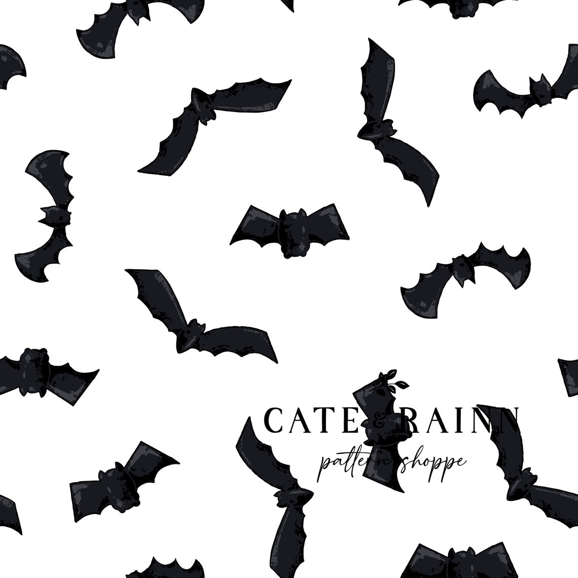 Halloween Bats Pattern Seamless Pattern Repeat Pattern - Etsy