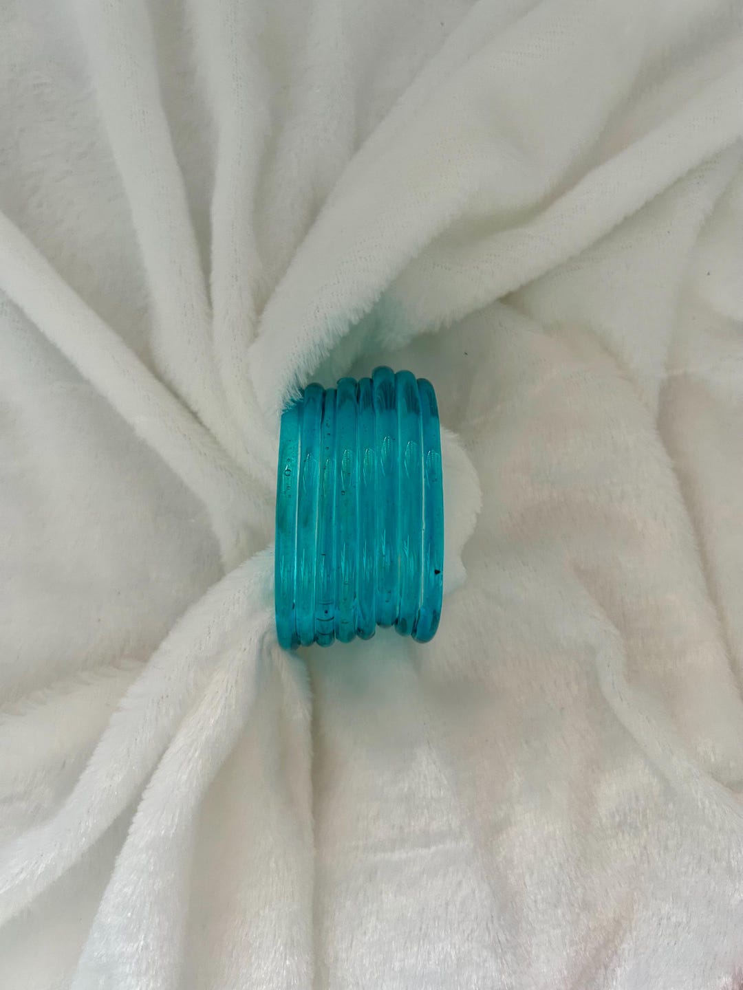Ocean Blue Jelly Glass Bangles ~simple~desi~traditional~wedding~south ...