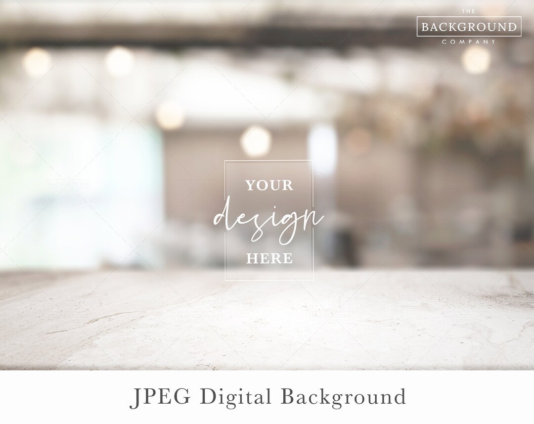 Cafe Background Mockup | Restaurant Background | Cafe Backdrop for ...