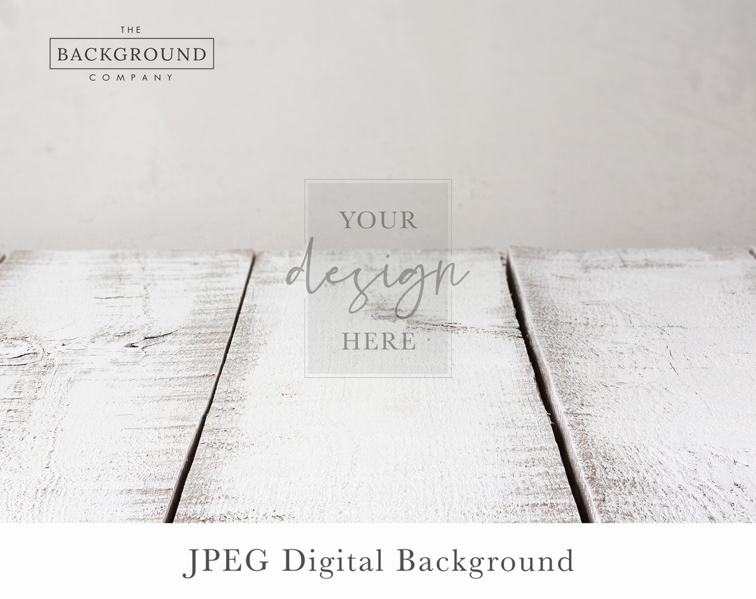 White Wooden Table Background for Mug Mockup | Rustic Wood Table ...
