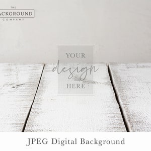 White Wooden Table Background for Mug Mockup | Rustic Wood Table ...