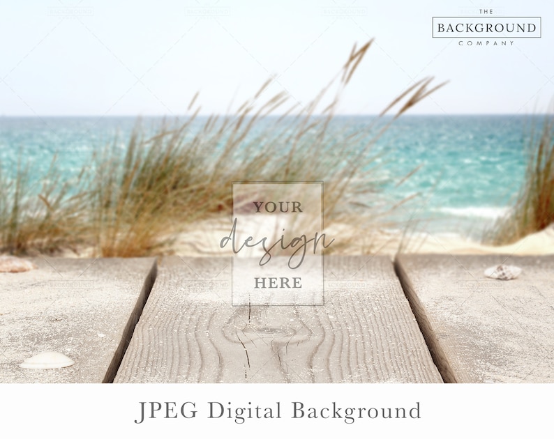 Beach Background Mockup Summer Background Mock up - Etsy