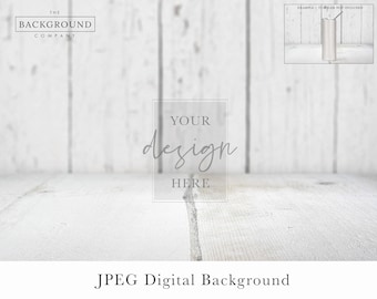 White Wooden Table Background for Mug Mockup | Rustic Wood Table ...