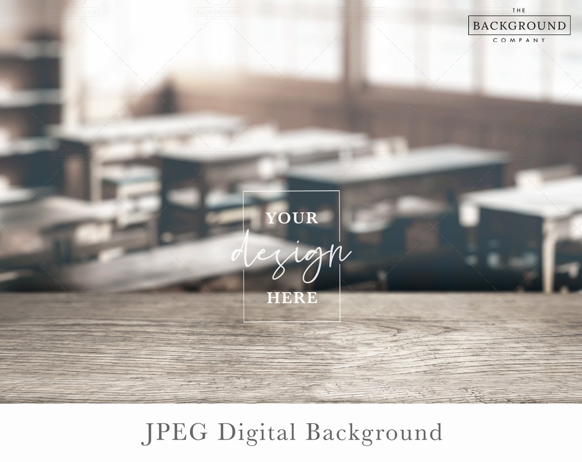 Classroom Background Mockup Teachers Desk Background Mockup - Etsy