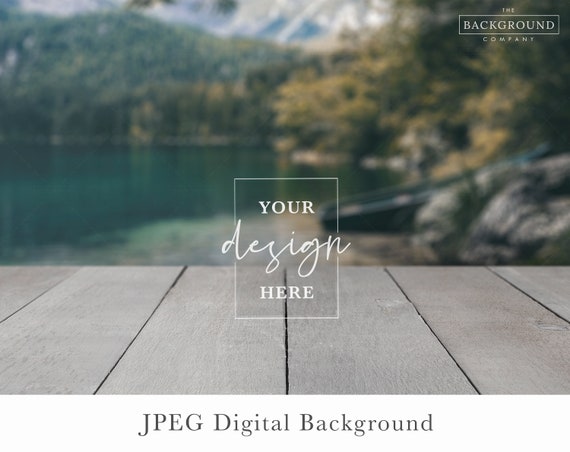 Outdoor Lake Scene Summer at the Lake Background Mockup | Etsy