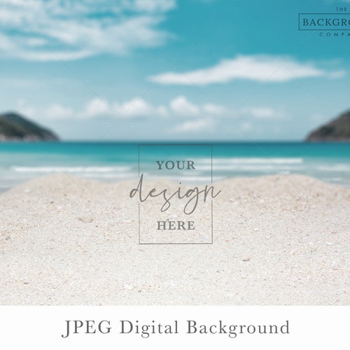 Beach Background Mockup Summer Background Mock up - Etsy