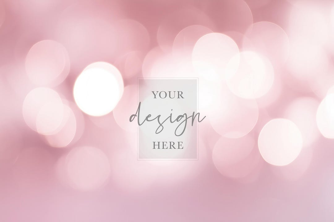 6 Pink Bokeh Backgrounds | Lights and Sparkle Background | Blurred ...