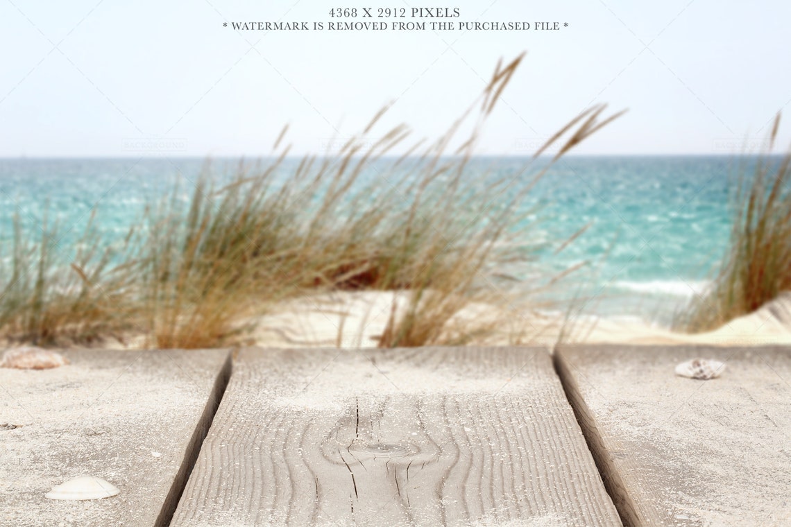 Beach Background Mockup | Summer Background Mock up | Boardwalk ...